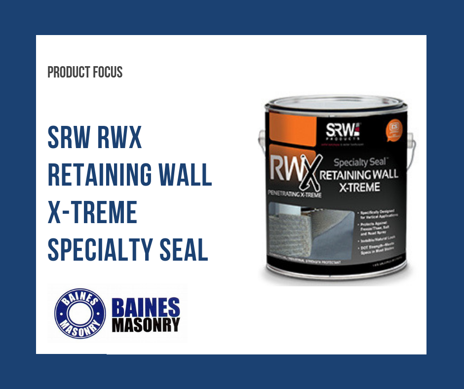 Product Focus: SRW RWX Retaining Wall X-treme Specialty Seal